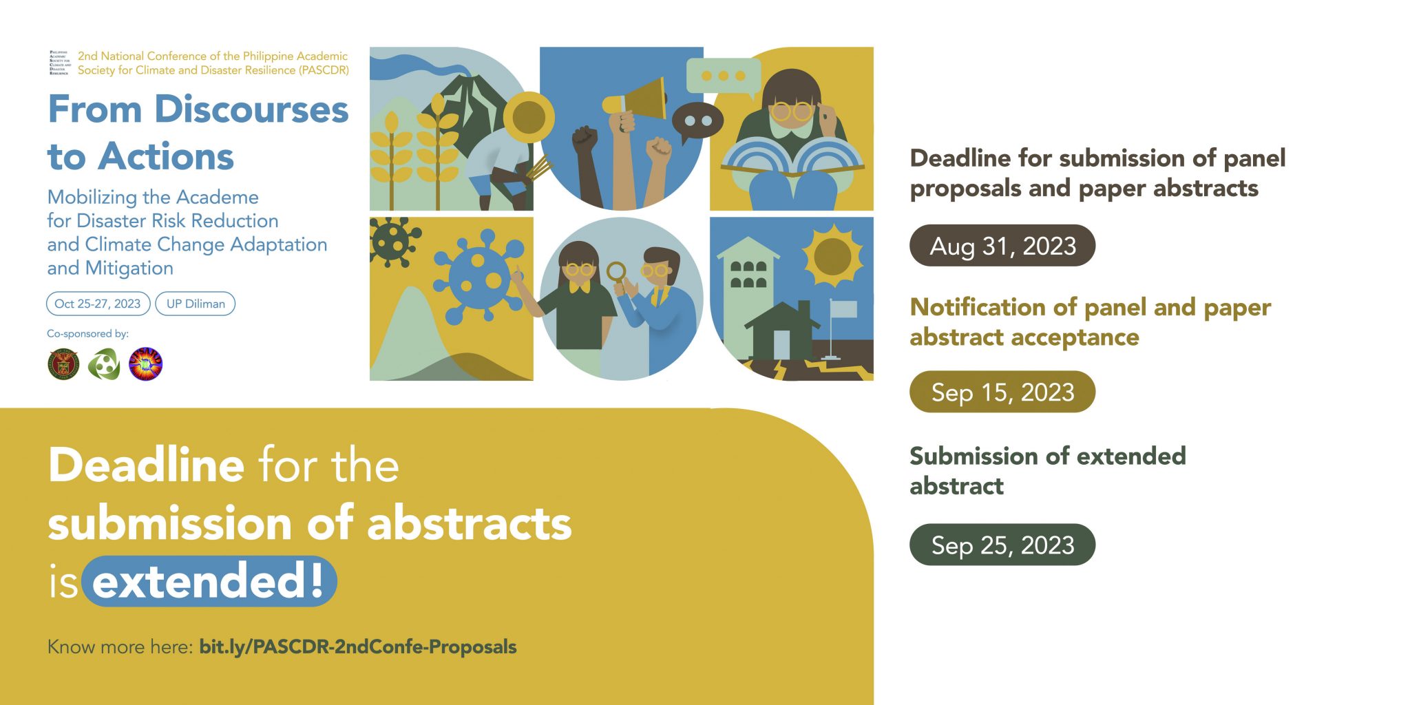 Submission of Abstracts is until August 31, 2023