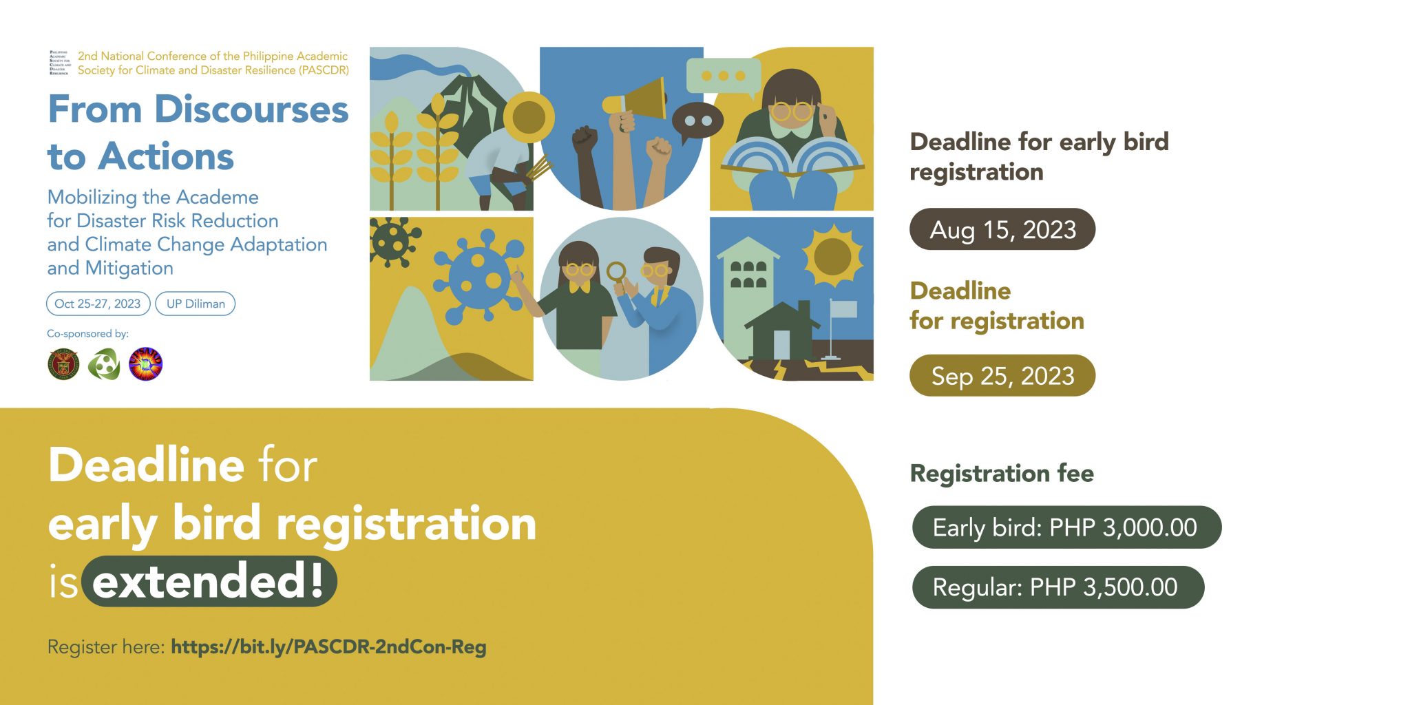 Early bird registration for the 2nd PASCDR Conference is extended